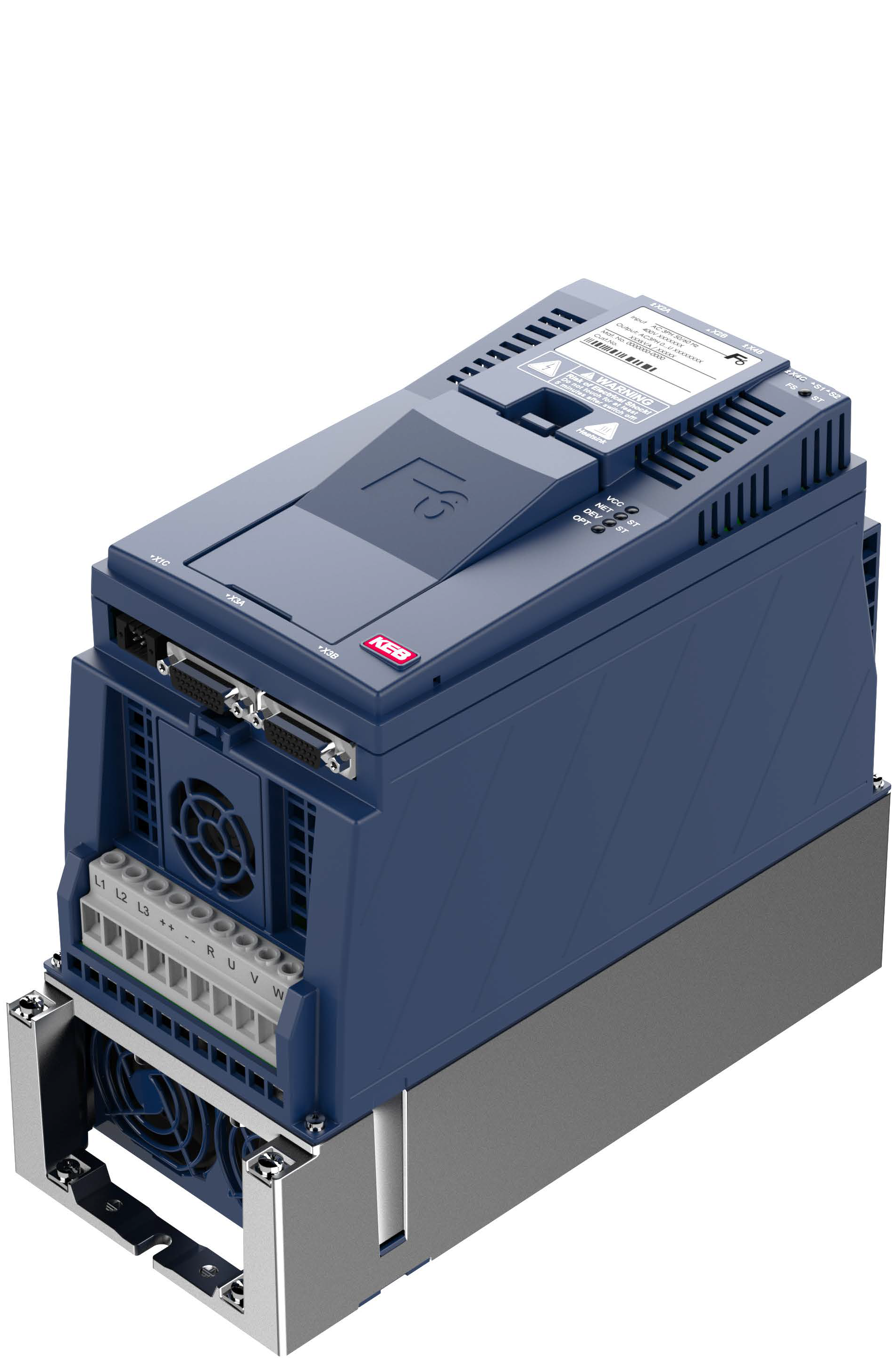 Oxni - 16F6K12-3511, KEB Compact VFD, EtherCat, STO, 15kW, 33A, Multi Feedback, air-cooled IP20